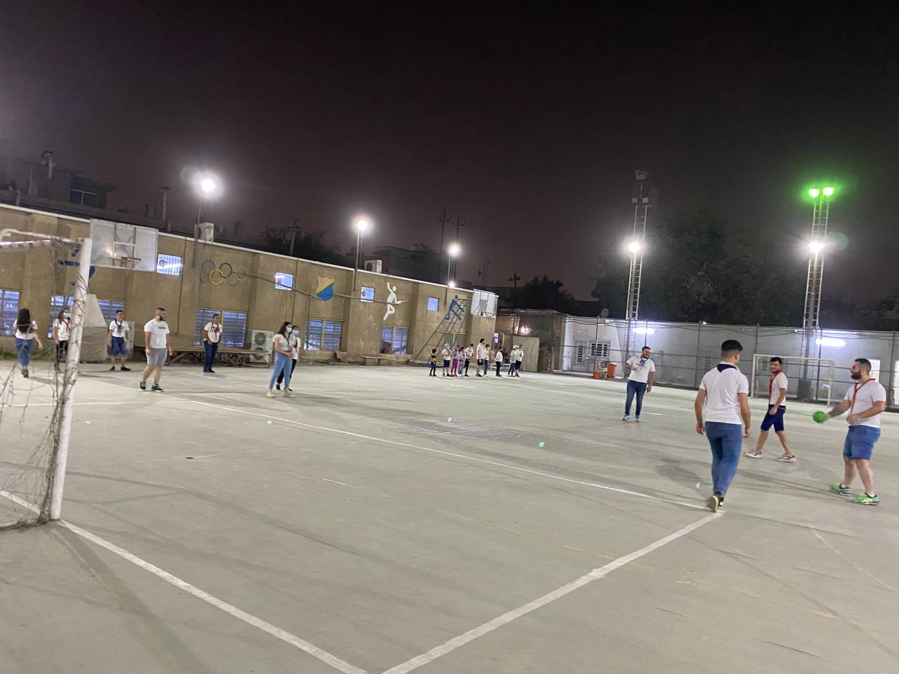 Scout gathering at Homentmen in Baghdad - ԱՌԱՋՆՈՐԴԱՐԱՆ ԻՐԱՔԻ ՀԱՅՈՑ