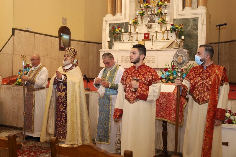 First Divine Liturgy of the elected Archimandrite - ԱՌԱՋՆՈՐԴԱՐԱՆ ԻՐԱՔԻ ...